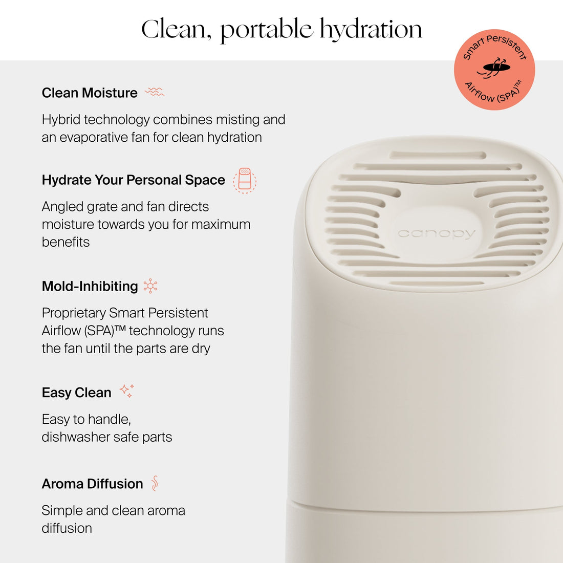 Portable Humidifier | Best Portable Humidifier for Travel - Canopy